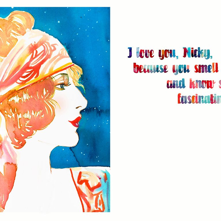 First Look: See Pretty Watercolors of Literature’s Finest Women