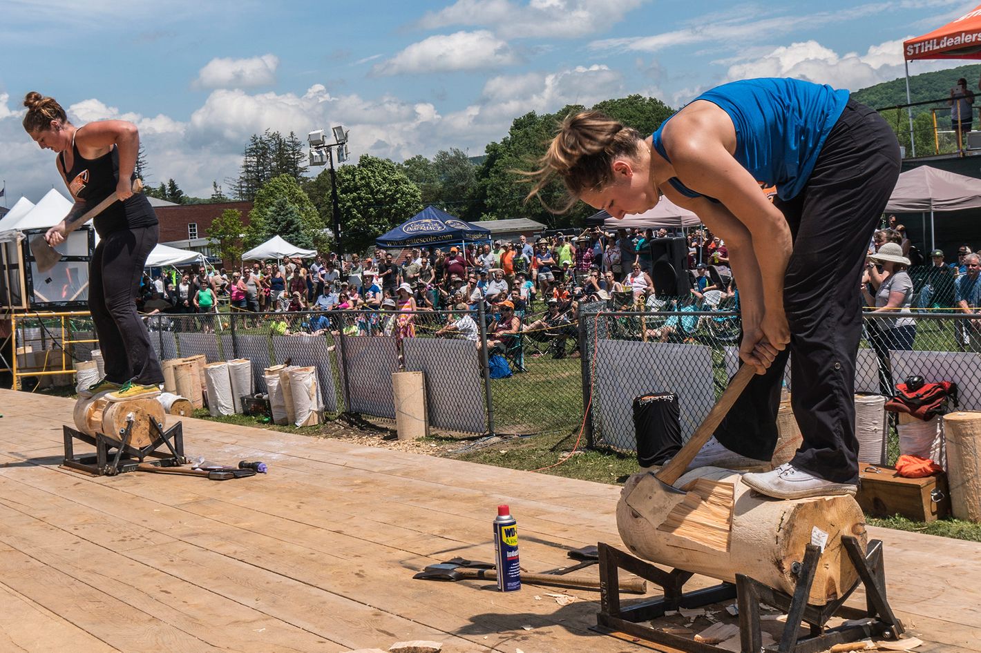 Five Hours in New York With STIHL Timbersports Lumberjills