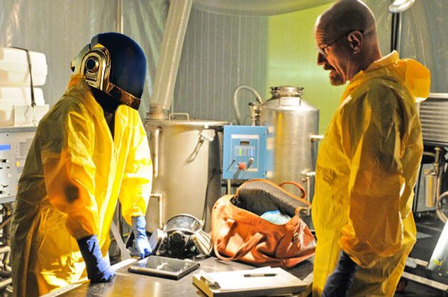 See Your Favorite TV Characters Wearing Daft Punk Masks
