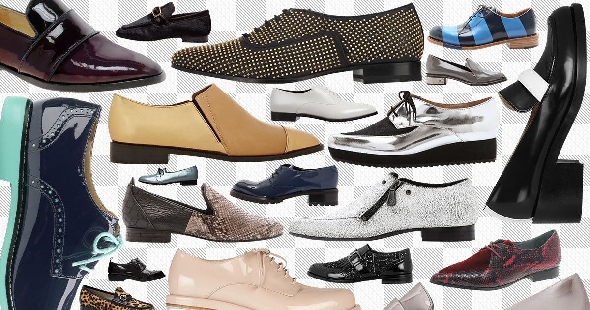 Borrowed From the Boys: 30 Menswear-Inspired Flats to Wear Now