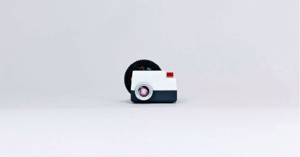 A Miniature Film Projector for Your Instagrams
