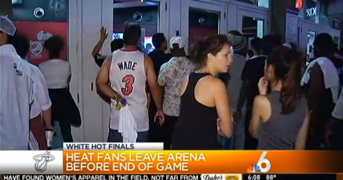 Miami Heat Fans Leave Game Early, Beg to Get Back in After Incredible ...
