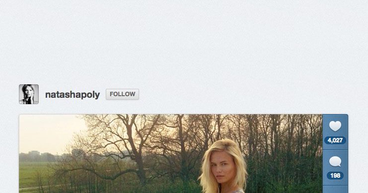 Natasha Poly Announces Pregnancy on Instagram