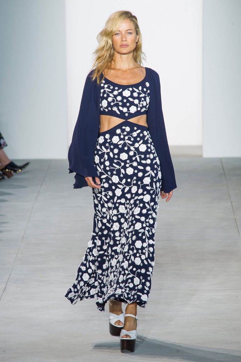 Older Models Walk at New York Fashion Week