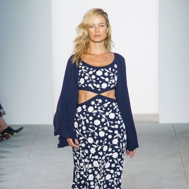 Older Models Walk at New York Fashion Week