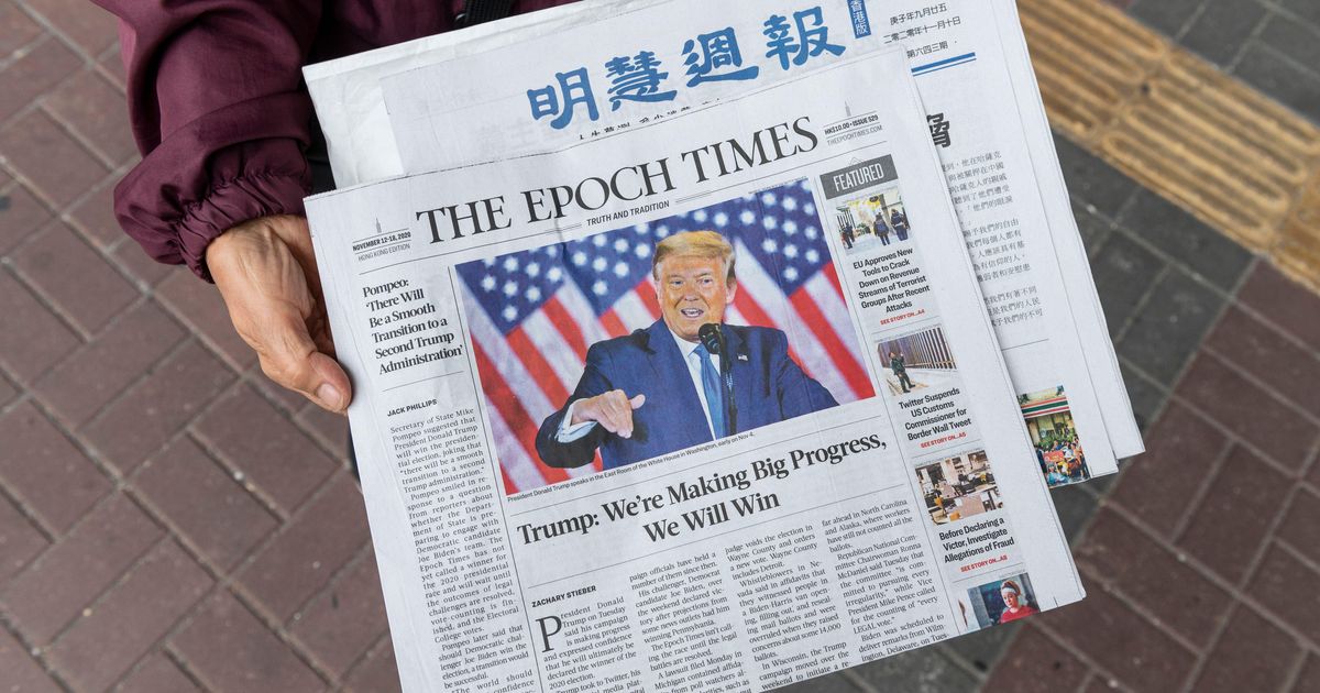 DOJ Says Epoch Times Is an Epic Money-Laundering Operation