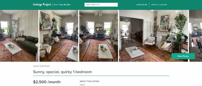 Alison Roman’s Apartment is For Rent