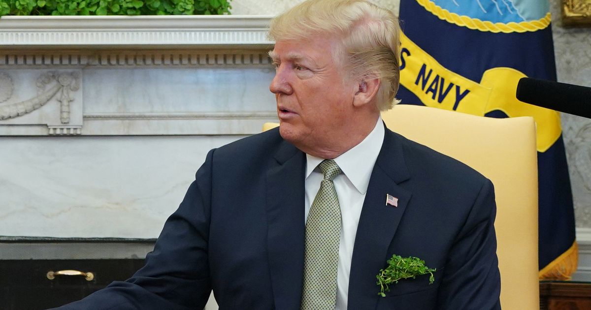 Why Trump Had a Bunch of Leafy Greens in His Pocket