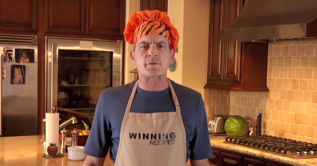Here’s Charlie Sheen’s Cooking Show