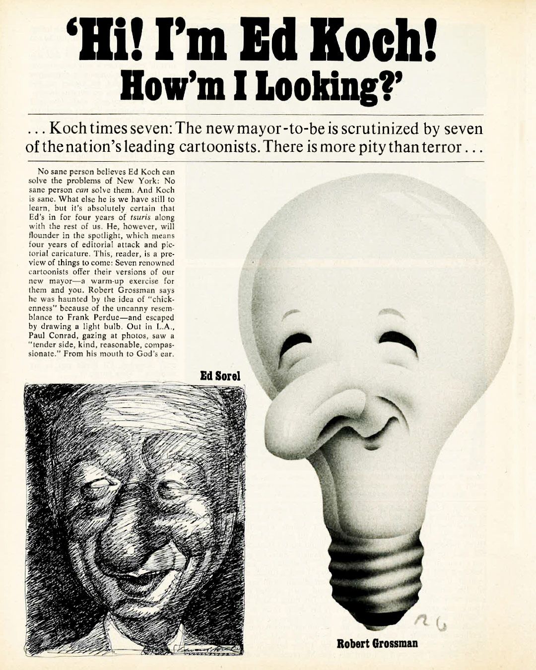 Remembering New York’s Great Illustrator Robert Grossman