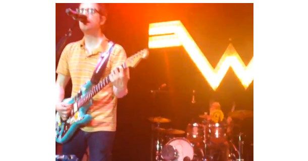 Watch Weezer’s Drummer Catch a Frisbee Mid-Song