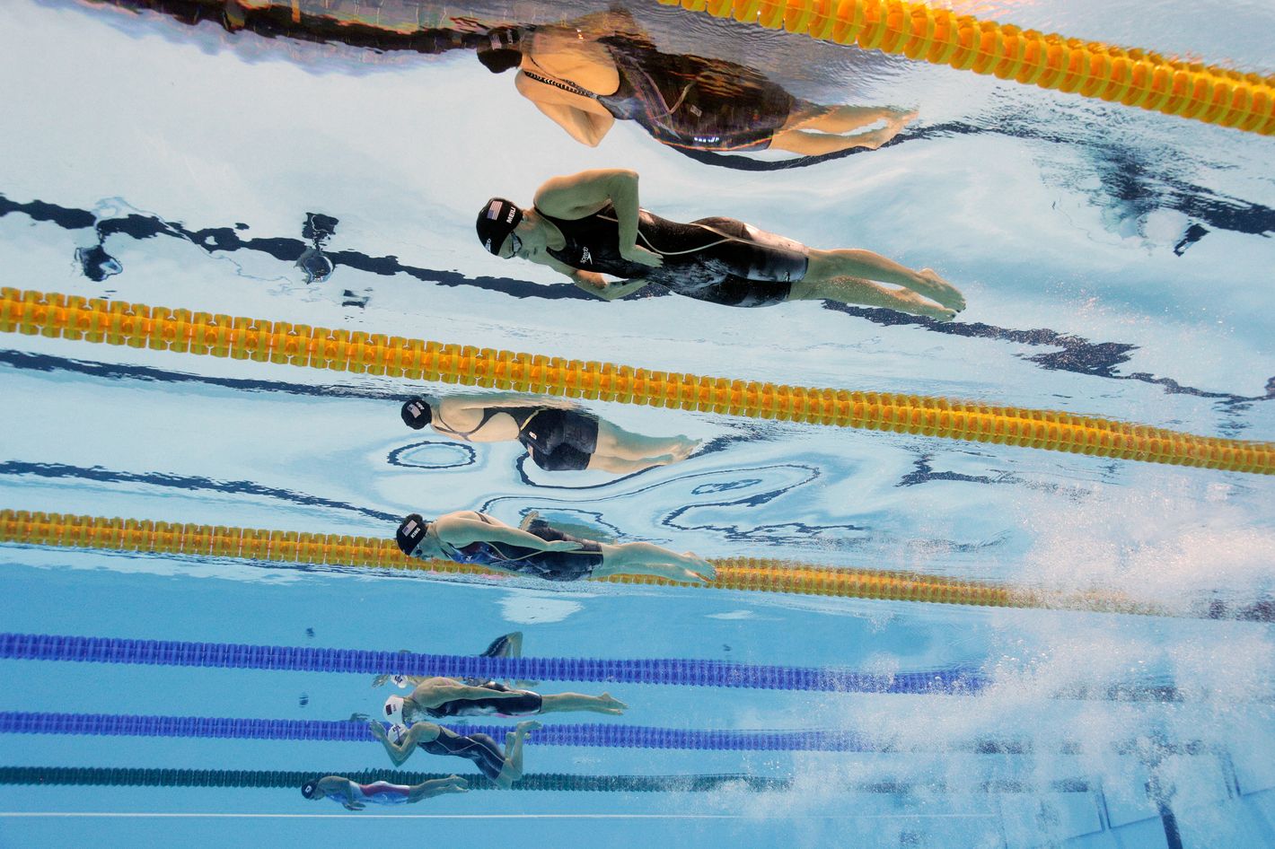 A Different View of Olympic-Champion Swimmers