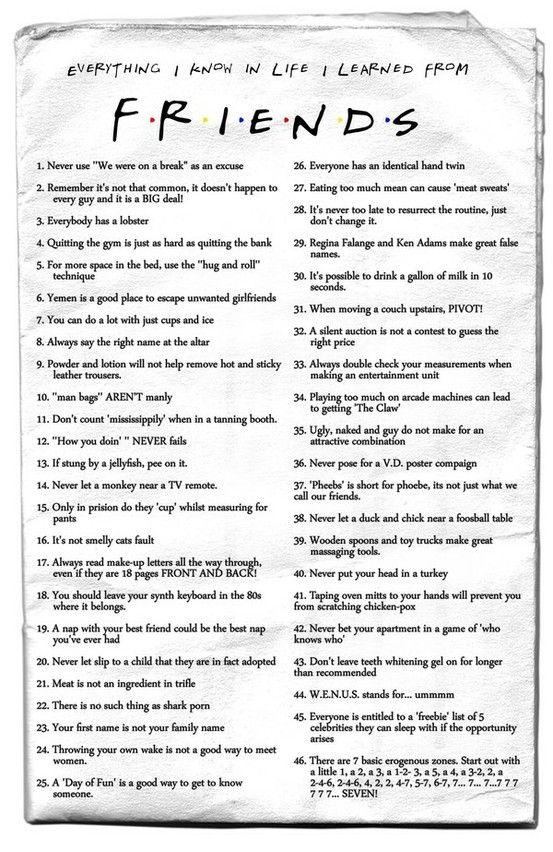 Read a Chart That Describes How ‘Everything You Need to Know in Life ...
