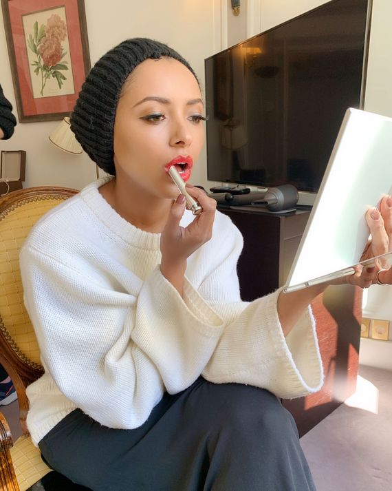 Getting Ready with Model Kat Graham for the Dior Show