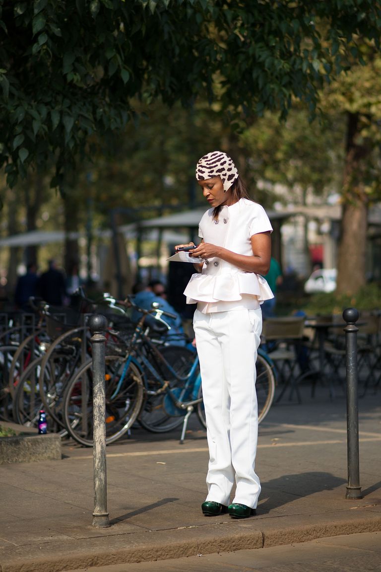 Street Style: Fierce Bobs and Jewel-Like Clutches in Milan
