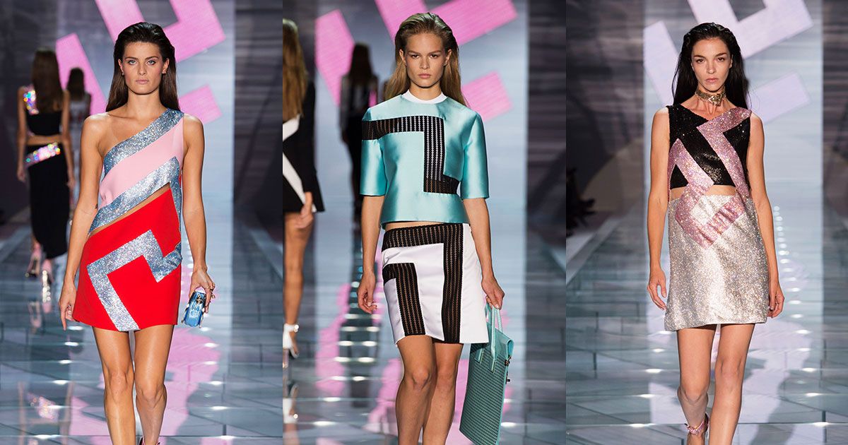 Versace Piled On the Cutouts and Glitter