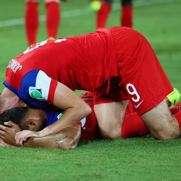 World Cup Players: Still Touching Each Other