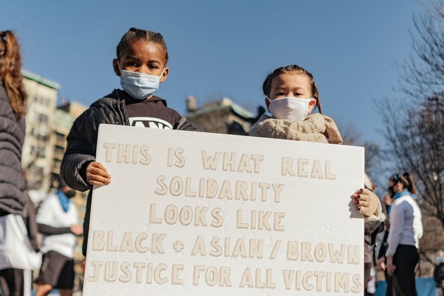 Photographs: New York City Black and Asian Solidarity March