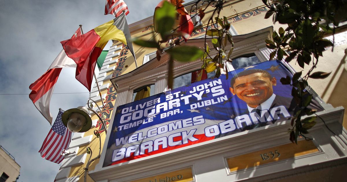 Irish Village of Moneygall Welcomes Hometown Hero, Barack Obama