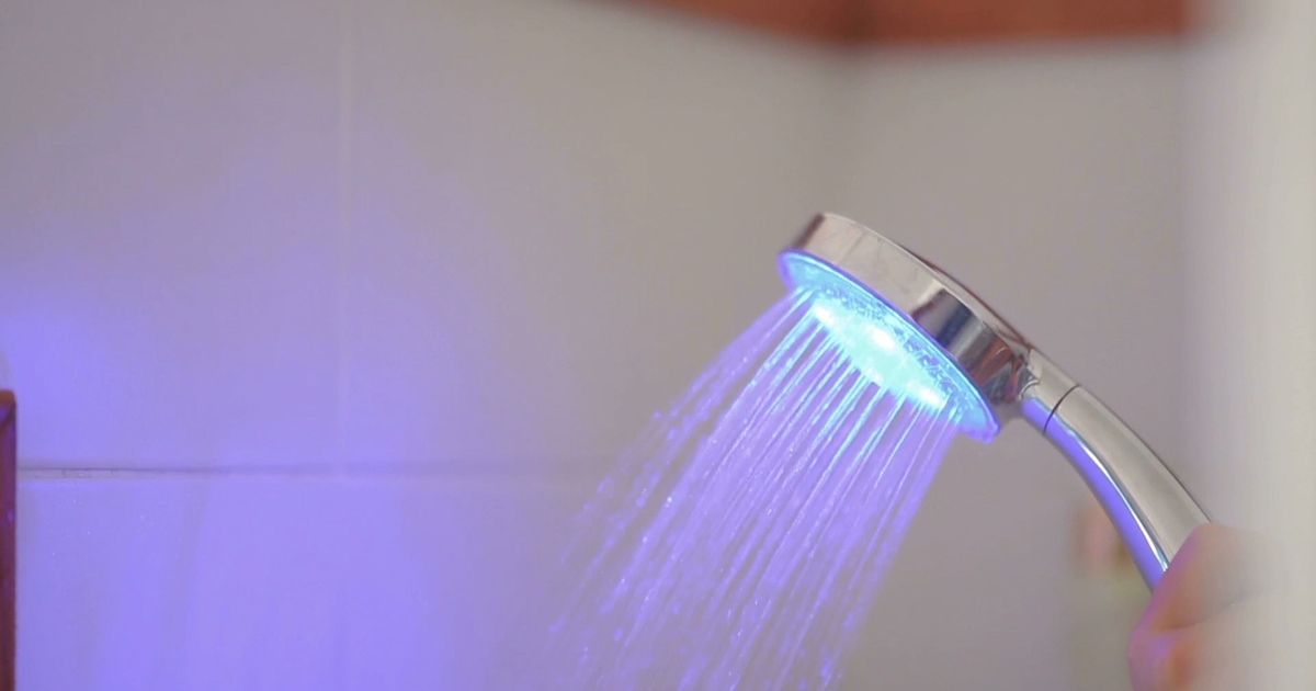 This Showerhead Will Turn Your Bathroom Into a Rave