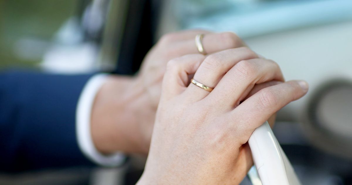 Couple Takes Fellatio-Themed Wedding Photo