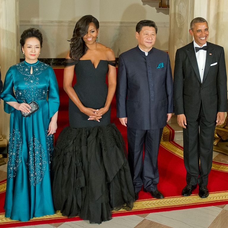 All of Michelle Obama’s White House State Dinner Outfits