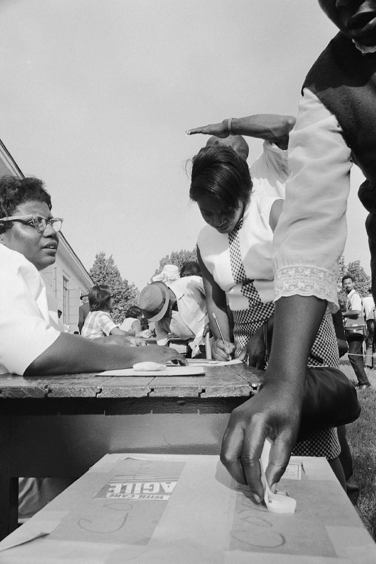 Ninety-Two Years of Women Voting, in Pictures