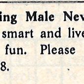 See Classic ’80s and ’90s Personals Ads From New York Magazine