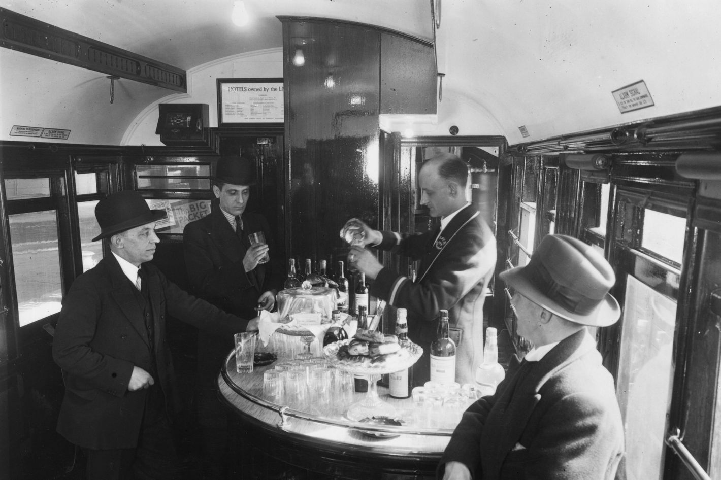 Metro North Bar Car