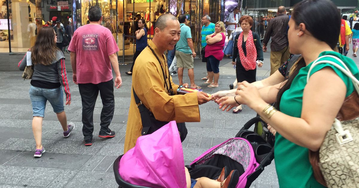 Panhandling Fake Monks Have Returned to New York