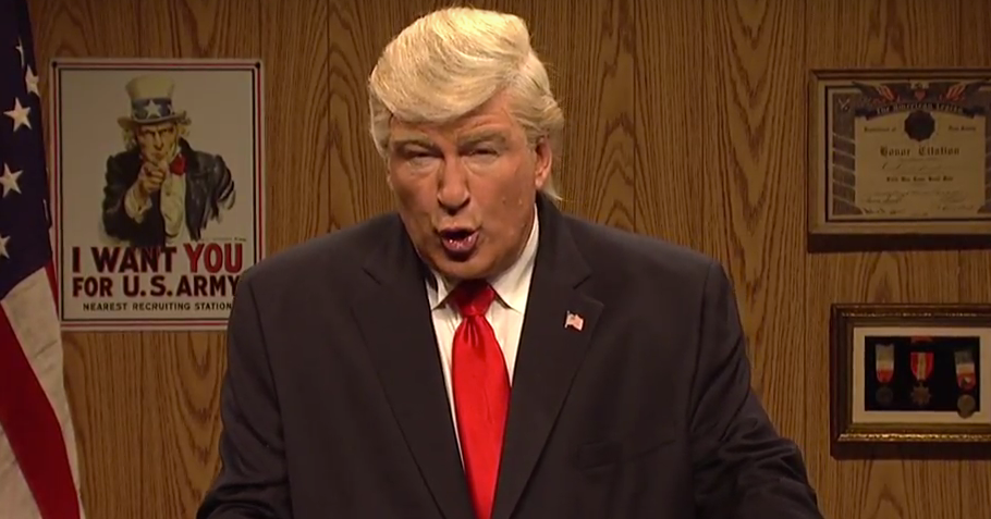 Alec Baldwin's Donald Trump Pays Visit to Coal-Mine Country