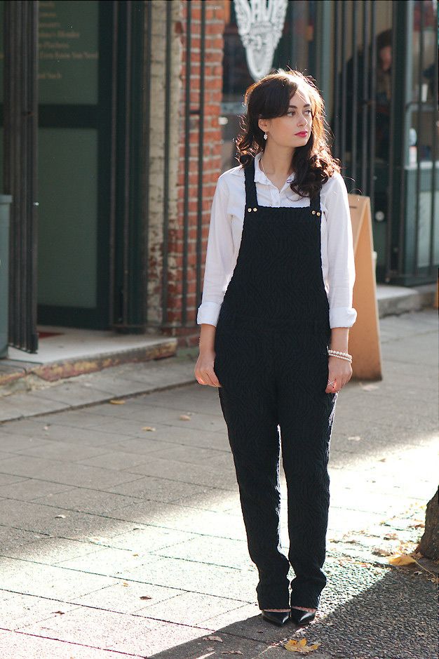 14 Ways to Layer Overalls Through Winter