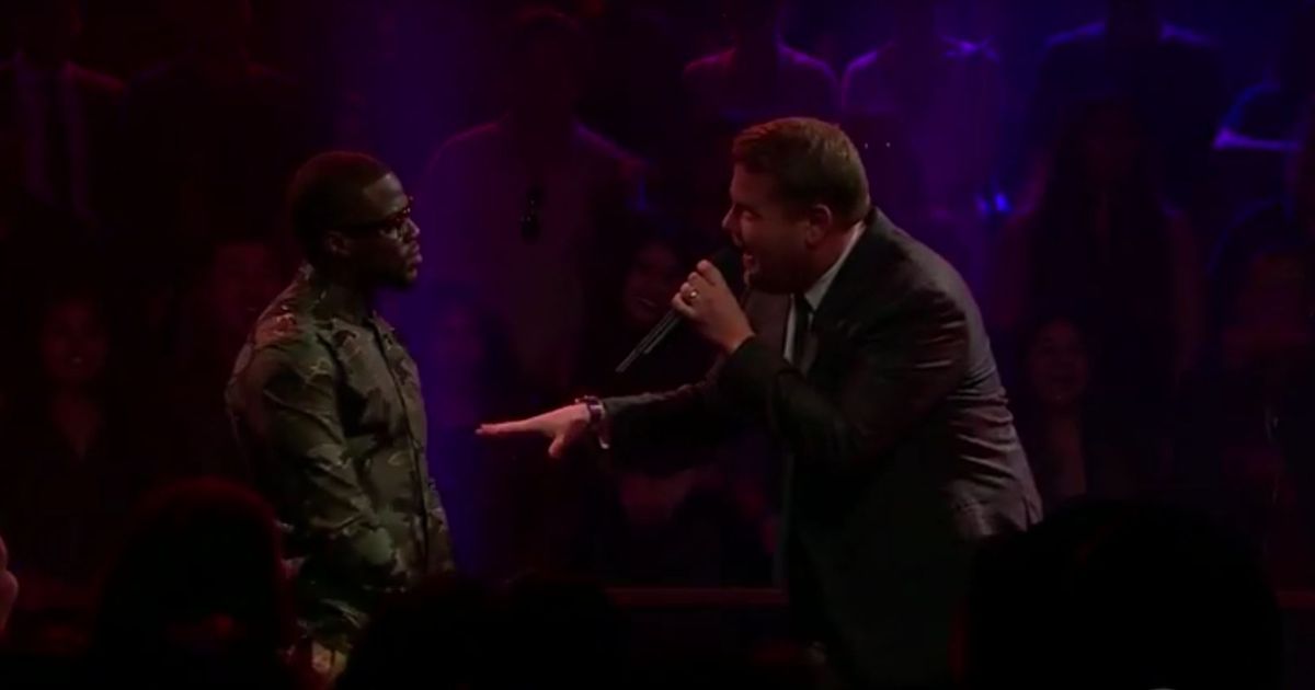 Kevin Hart and James Corden Had a Rap Battle and the Blows Went Pretty ...