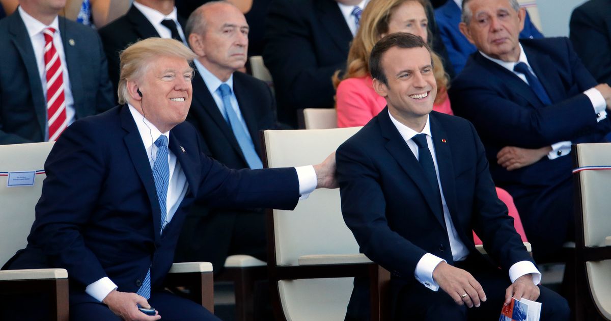 Trump Watched French Bastille Day Parade With Childlike Joy