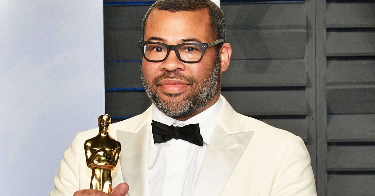 Jordan Peele Put His Oscar Across From the ‘Get Out’ Chair