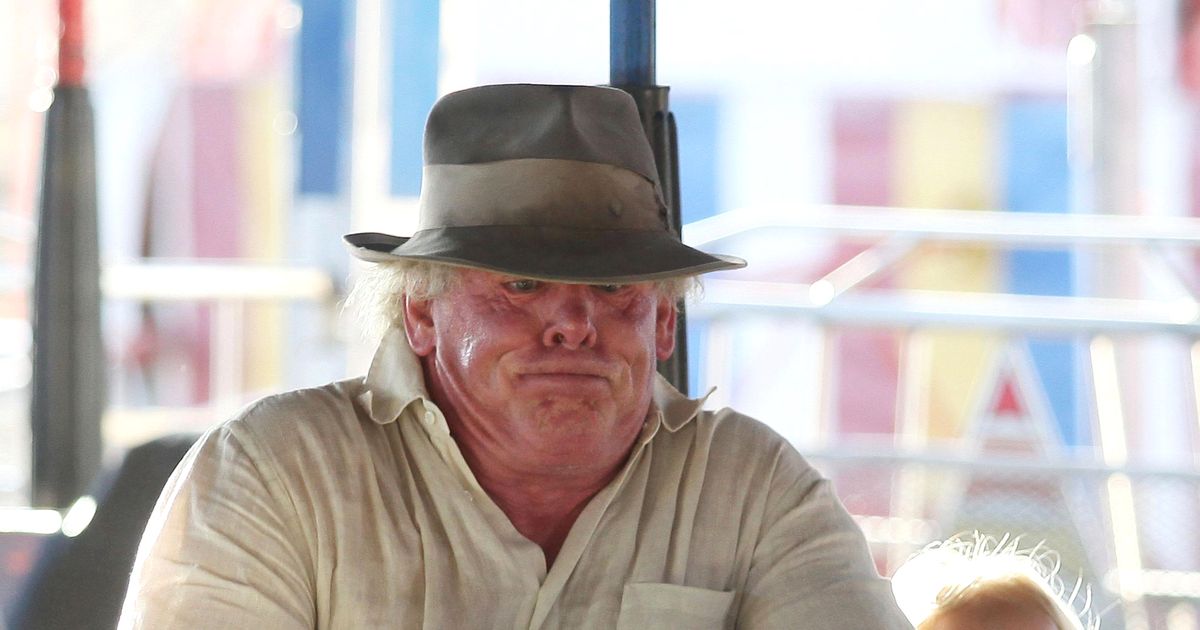 Check Out the Faces on Nick Nolte Driving a Bumper Car and Gary Busey ...