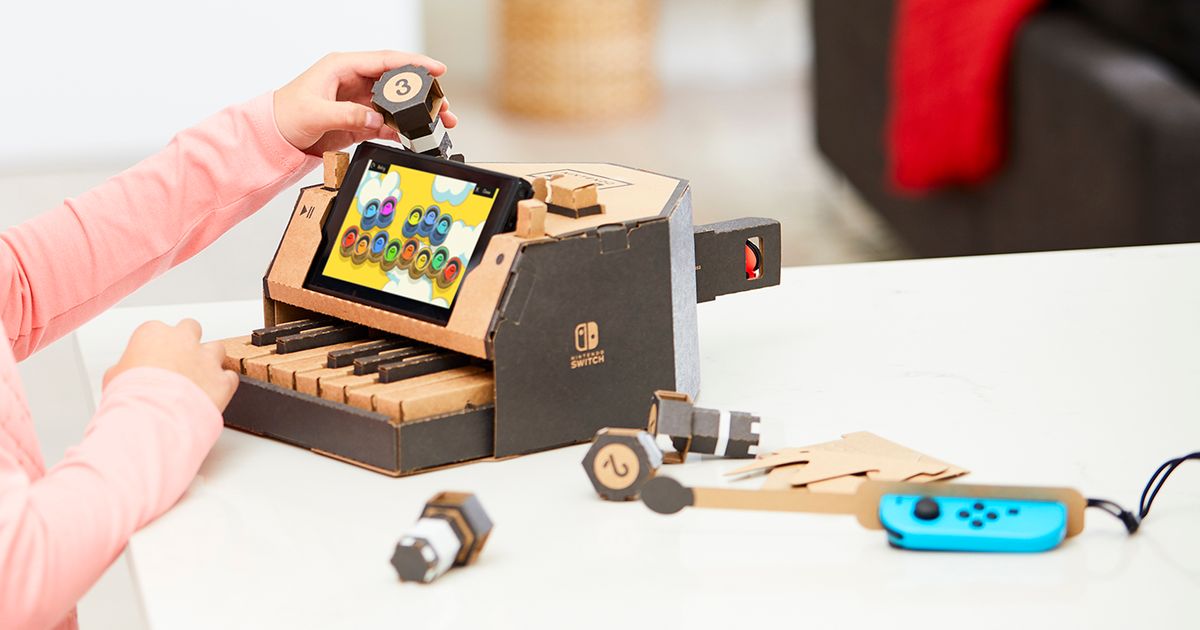 Nintendo Labo Are Cardboard-Powered DIY Toys
