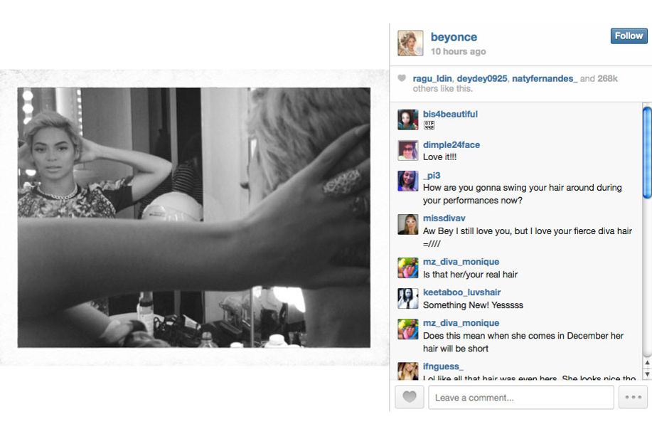 Beyoncé Unveils a Surprising New Pixie Cut