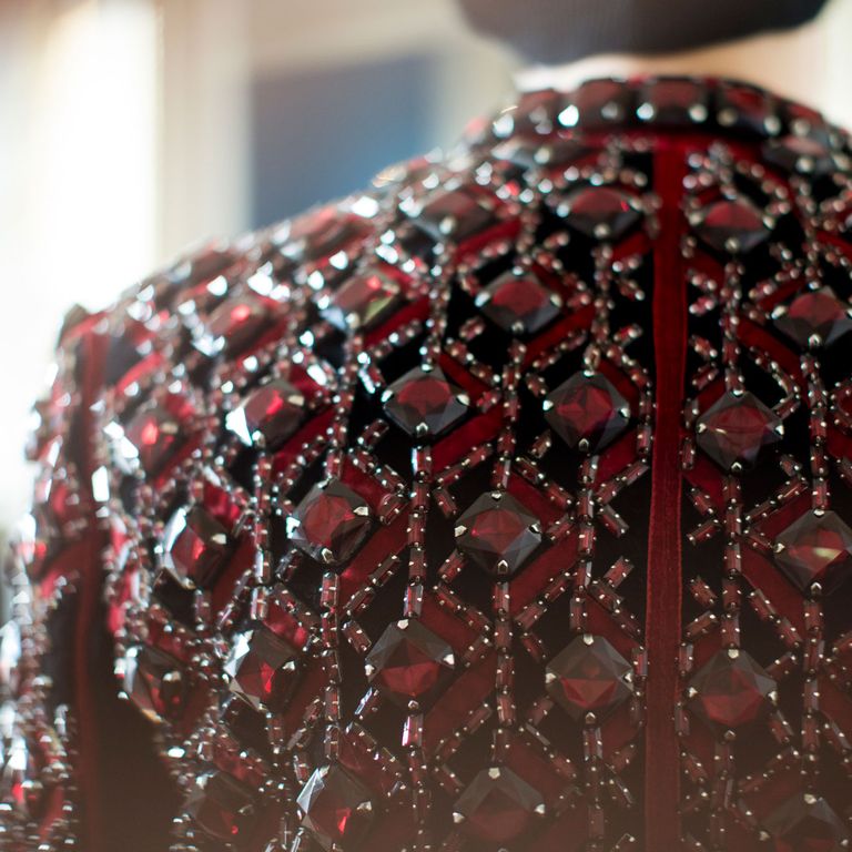 Scenes From Paris Men’s: Glittery Faces and Stapled Lips